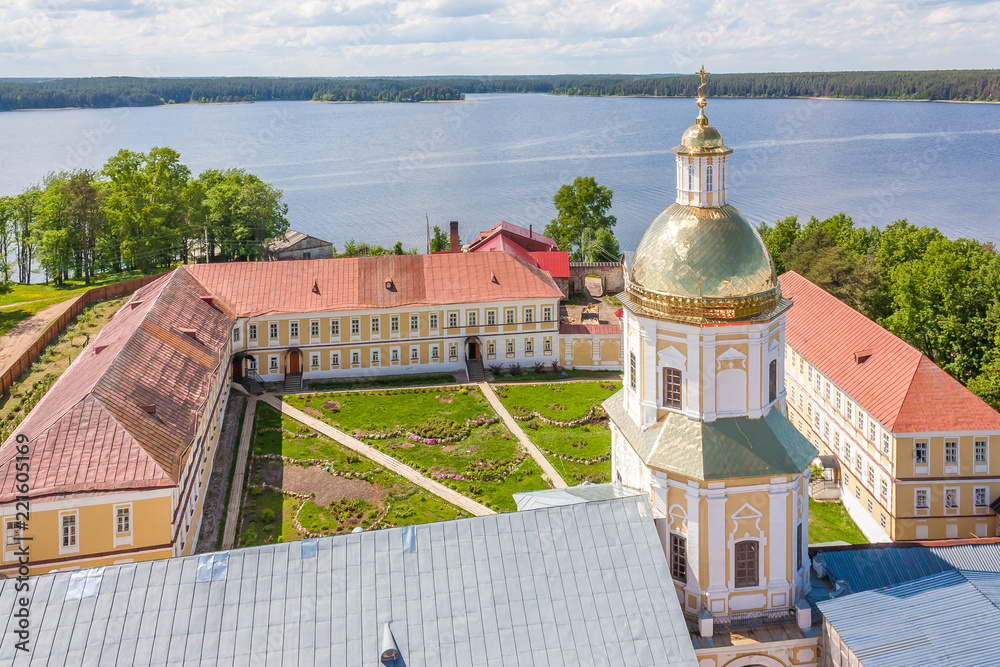 The Stolobny island is the home of Nilov Monastery (Russian Orthodox ...