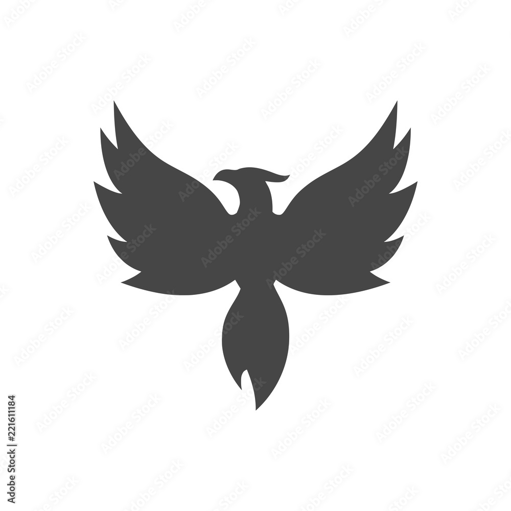 Phoenix logo, Phoenix icon Stock Illustration | Adobe Stock