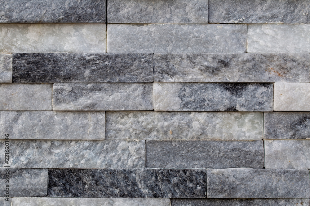 Natural quartzite stone bricks texture for design backgrounds and ...
