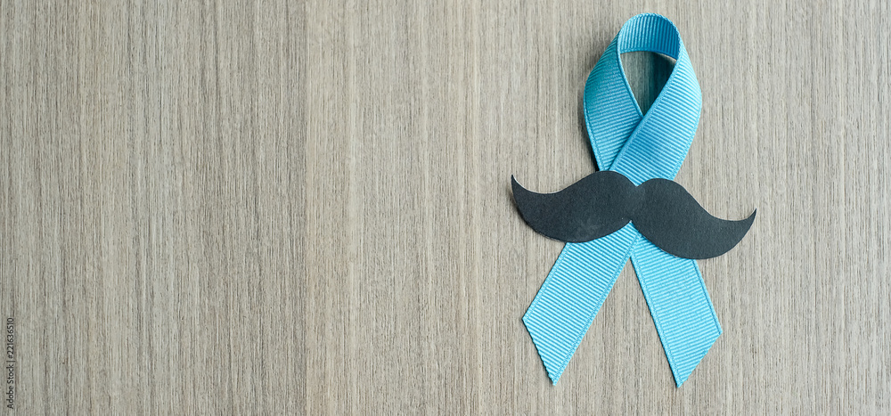 Prostate Cancer Ribbon Mustache