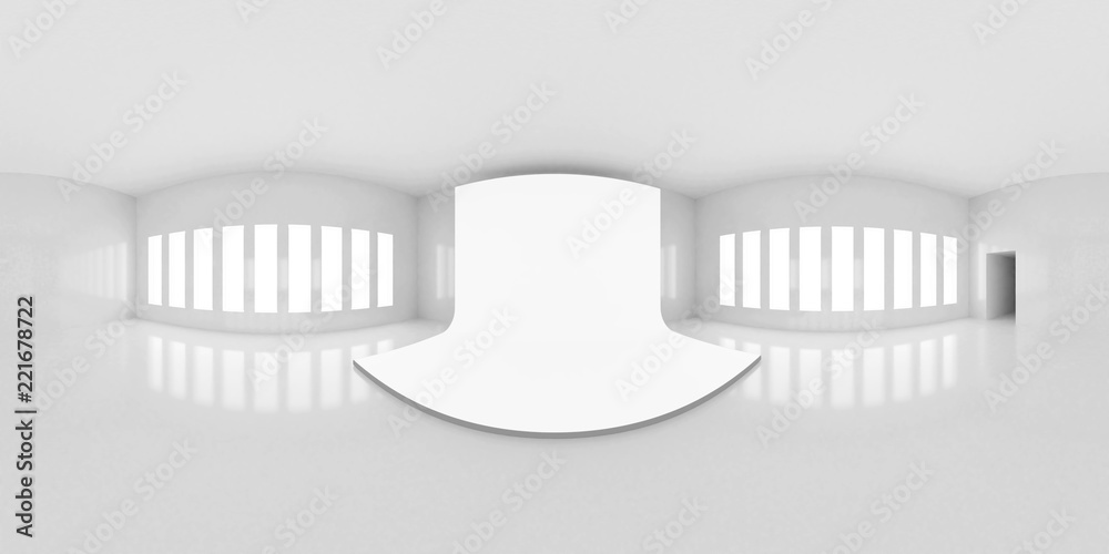 HDRI environment map, abstract spherical panorama background, interior ...