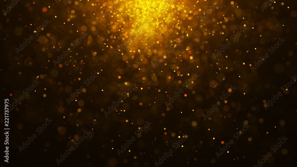Ilustrace „Dust particles. Abstract particle background. Particle ...