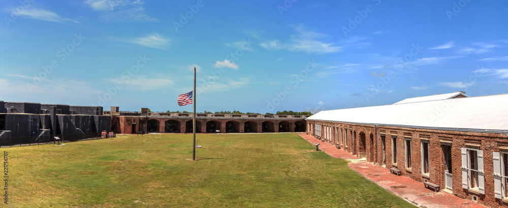 Coastline view of Fort Zachary Taylor in Key West, Florida Stock Photo ...