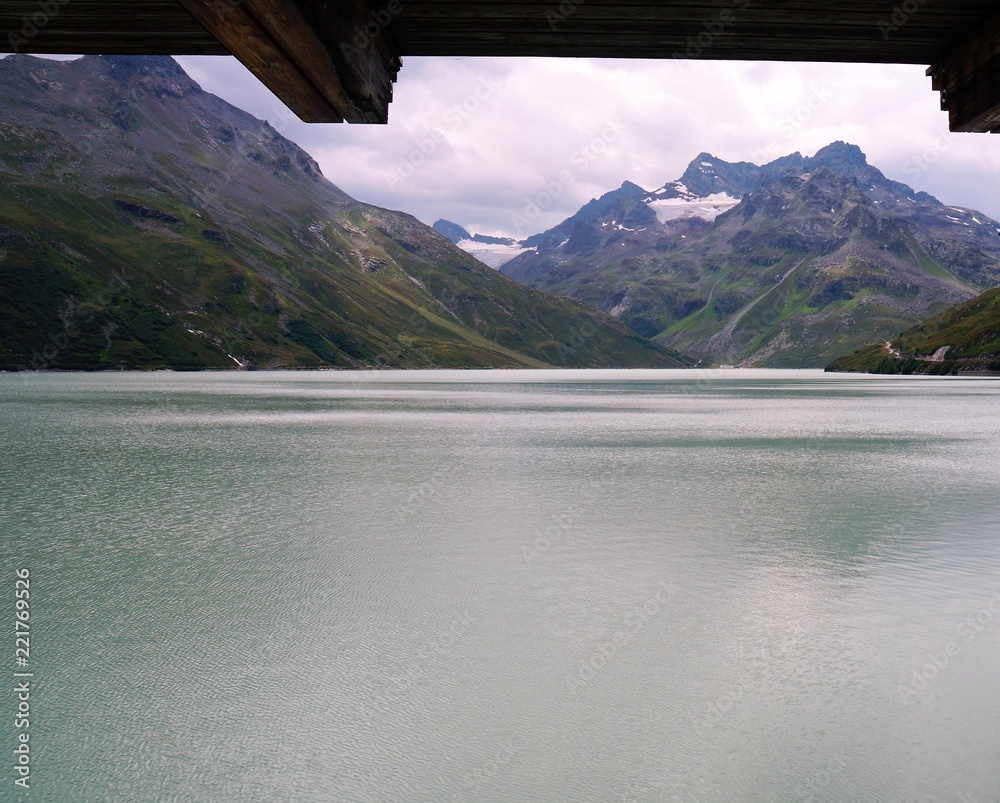 Stausee Staudamm Staumauer Stock Photo | Adobe Stock