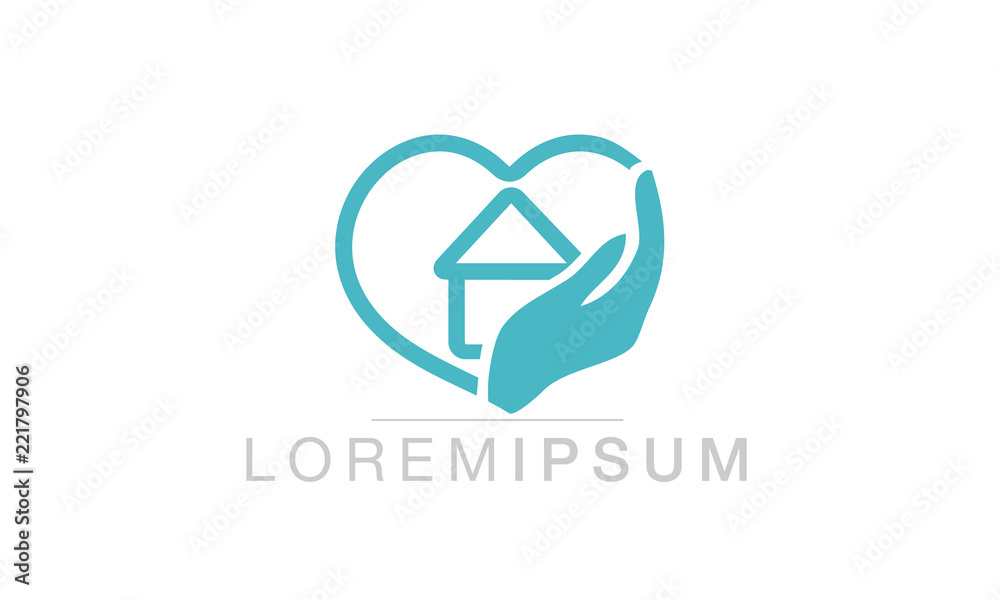 Mobile Nursing Service Care Logo Design Stock Vector | Adobe Stock