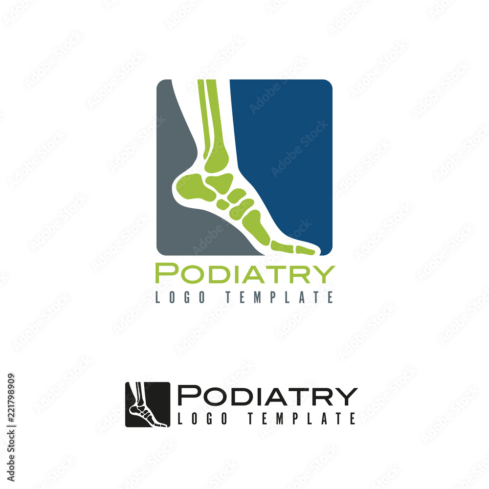 Podiatry logo template Stock Vector | Adobe Stock
