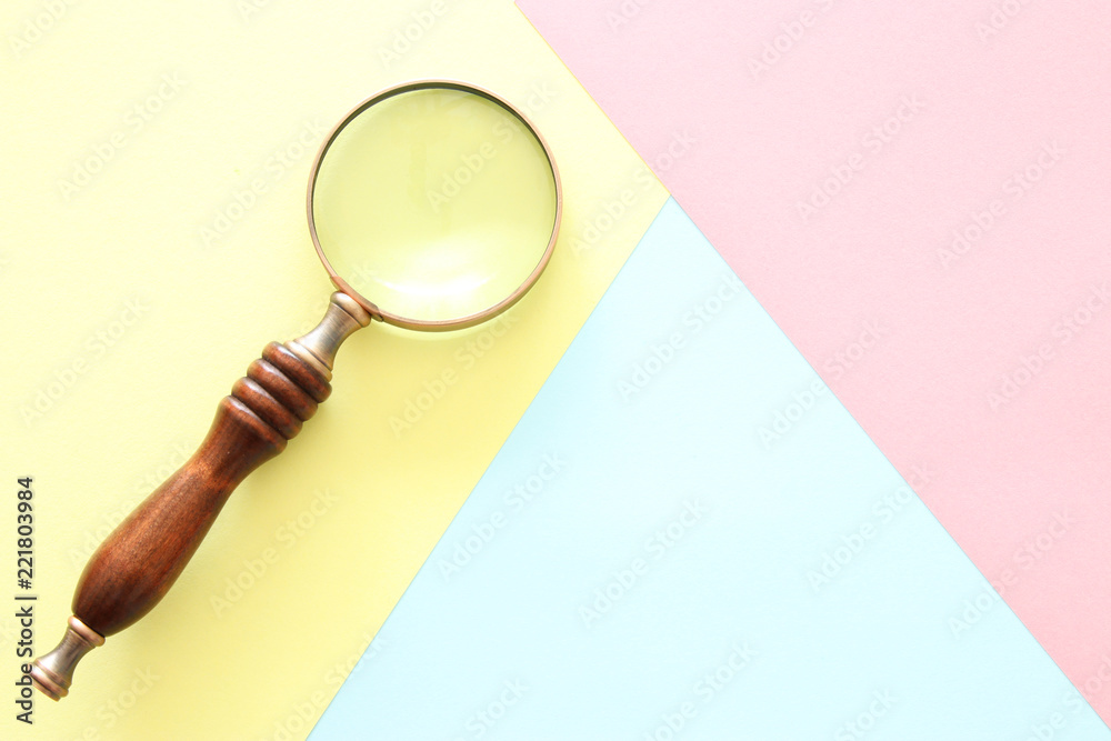 Abstract pastel colored paper texture. Minimal geometric shapes and ...