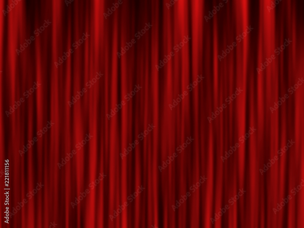 modern red curtain background. stage screen. red curtain theater scene ...