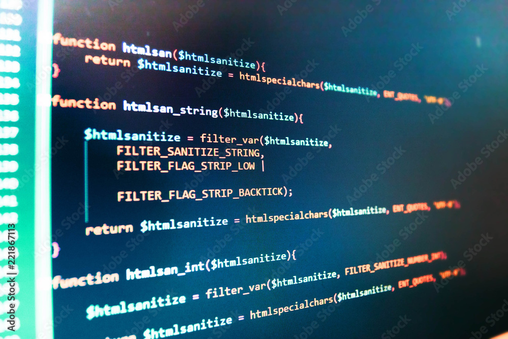 Html Markup Language Closeup Binary Digits Code Editing Database Bits 4002