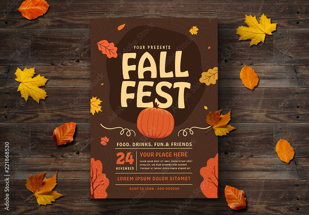 Harvest Festival Flyer Template