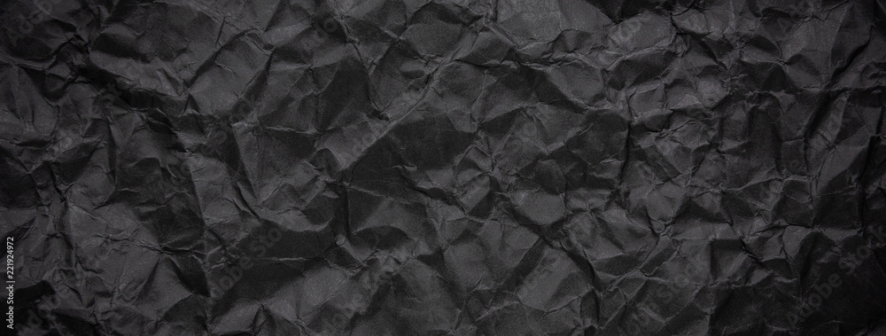 Ragged crumpled dark black paper texture background Stock Photo | Adobe ...