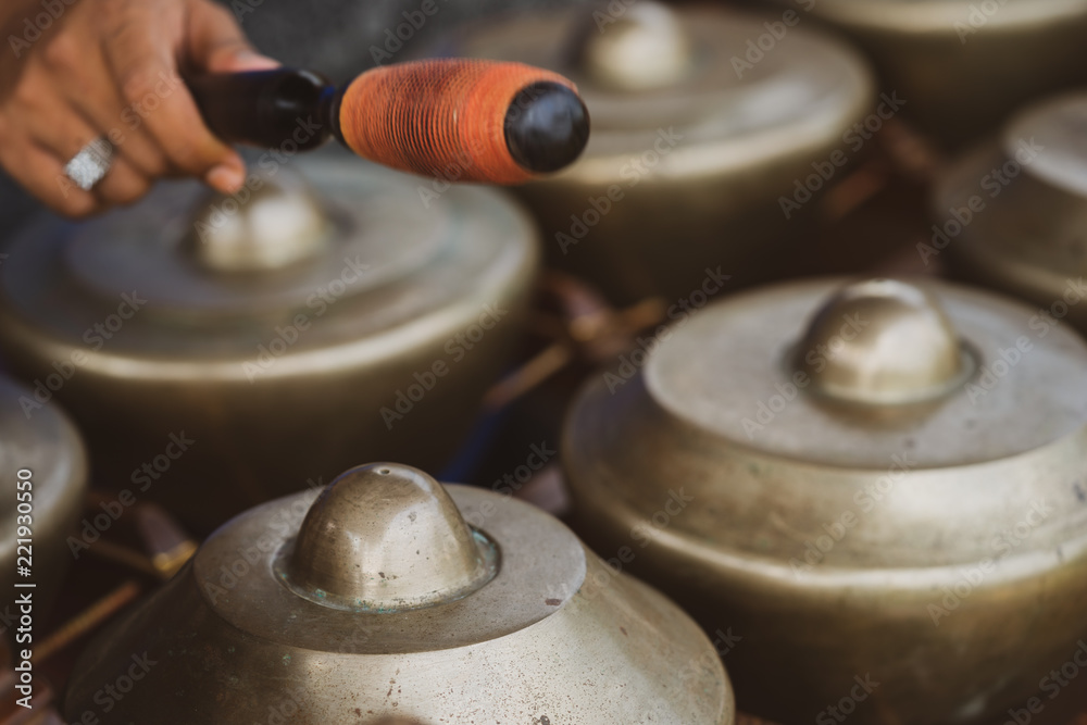 "Cak Lempong" - a small kettle gong which gives its name to an ensemble ...