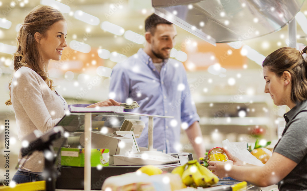 Buying Food With Money