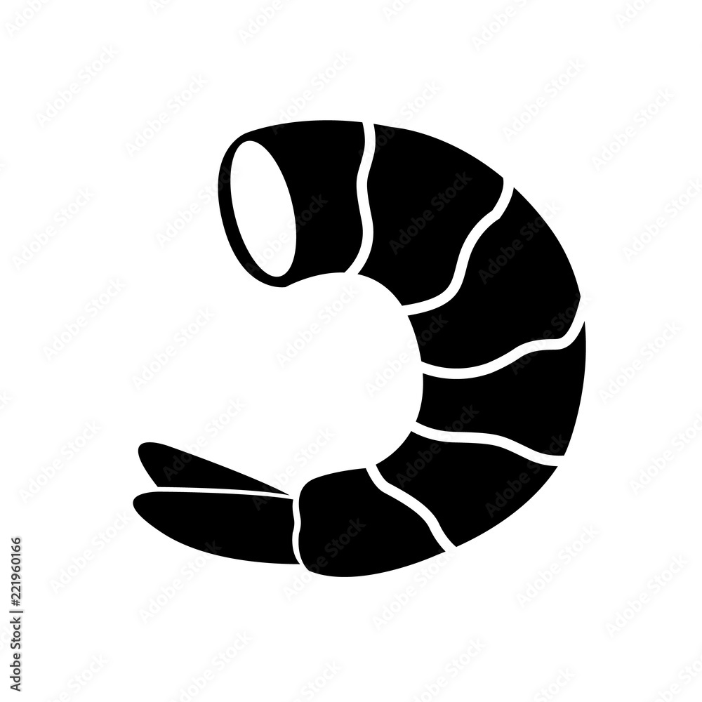 Prawn Silhouette
