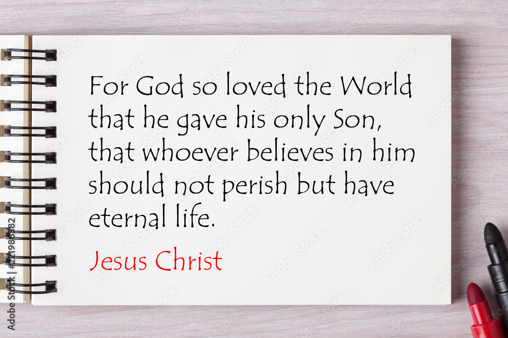 Jesus Is Eternal Life Stock Photo | Adobe Stock