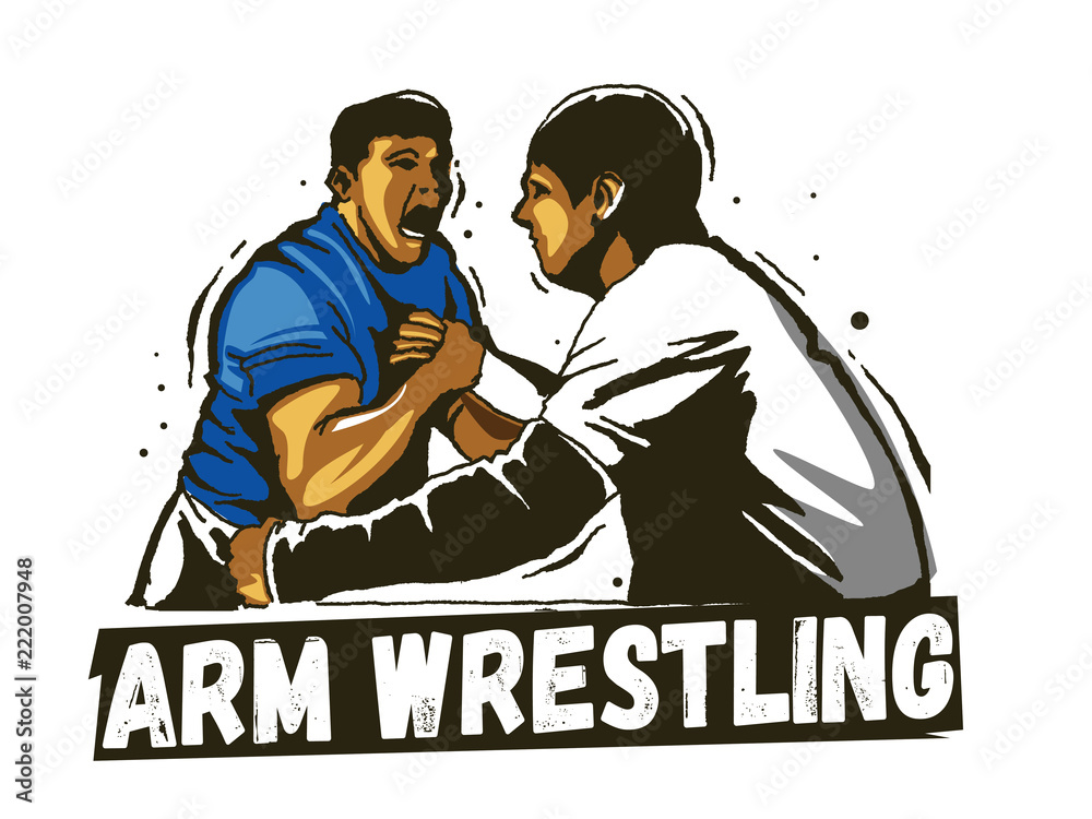 arm wrestling Stock Vector | Adobe Stock