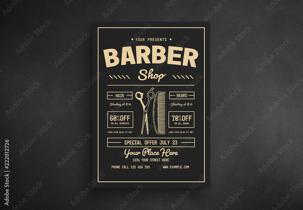 Barber Shop Flyers