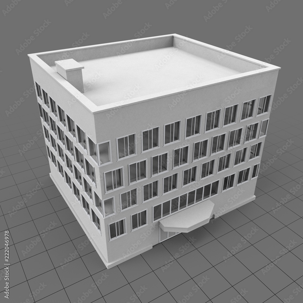 Office building Stock 3D asset | Adobe Stock