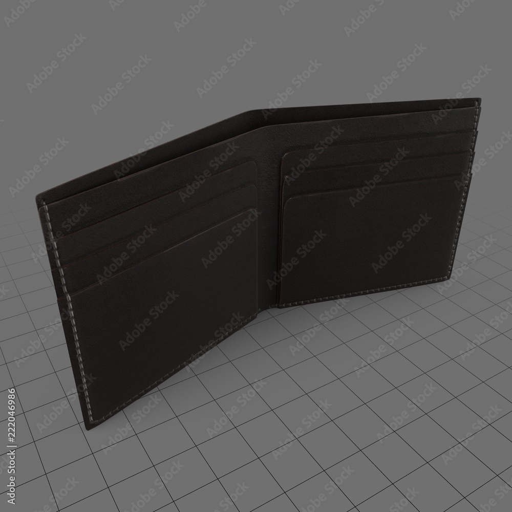 Open wallet Stock 3D asset | Adobe Stock