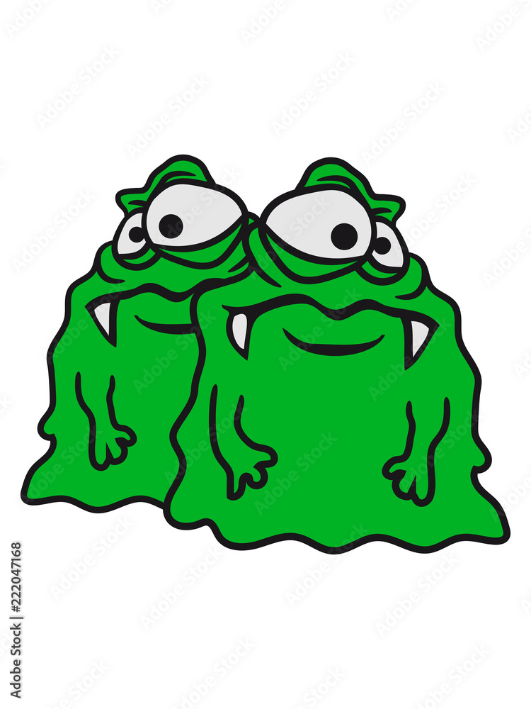 team 2 freunde paar glibber schleim ekelig schleimig gesicht kopf ...