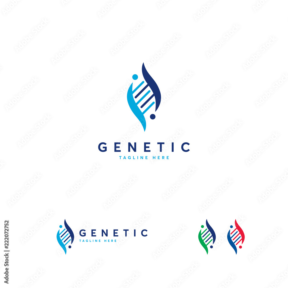 Genetic Logo designs concept vector, DNA logo designs concept Stock ...