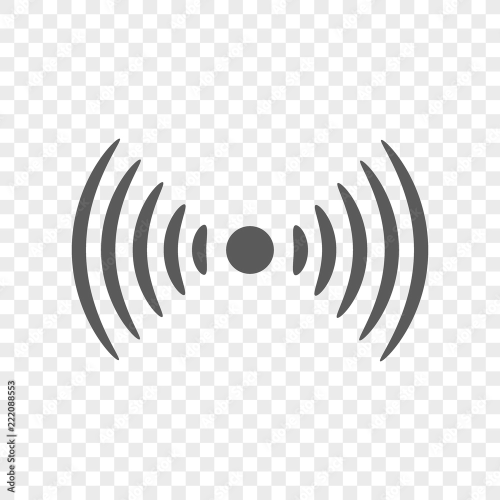 Vector radio, wireless icon. Symbol and sign illustration on ...