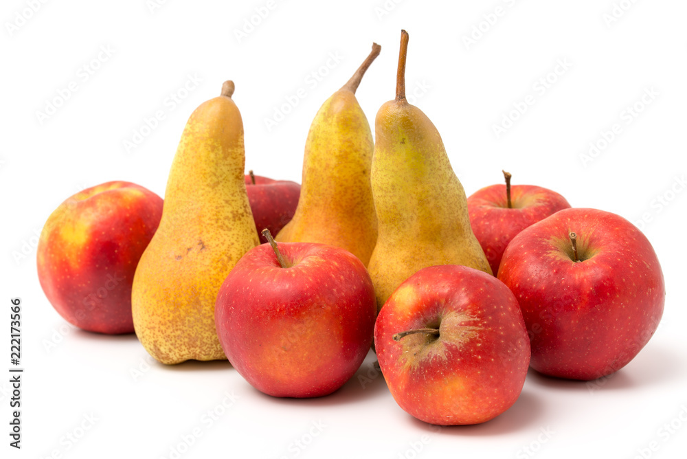 Äpfel und Birnen Stock-Foto | Adobe Stock