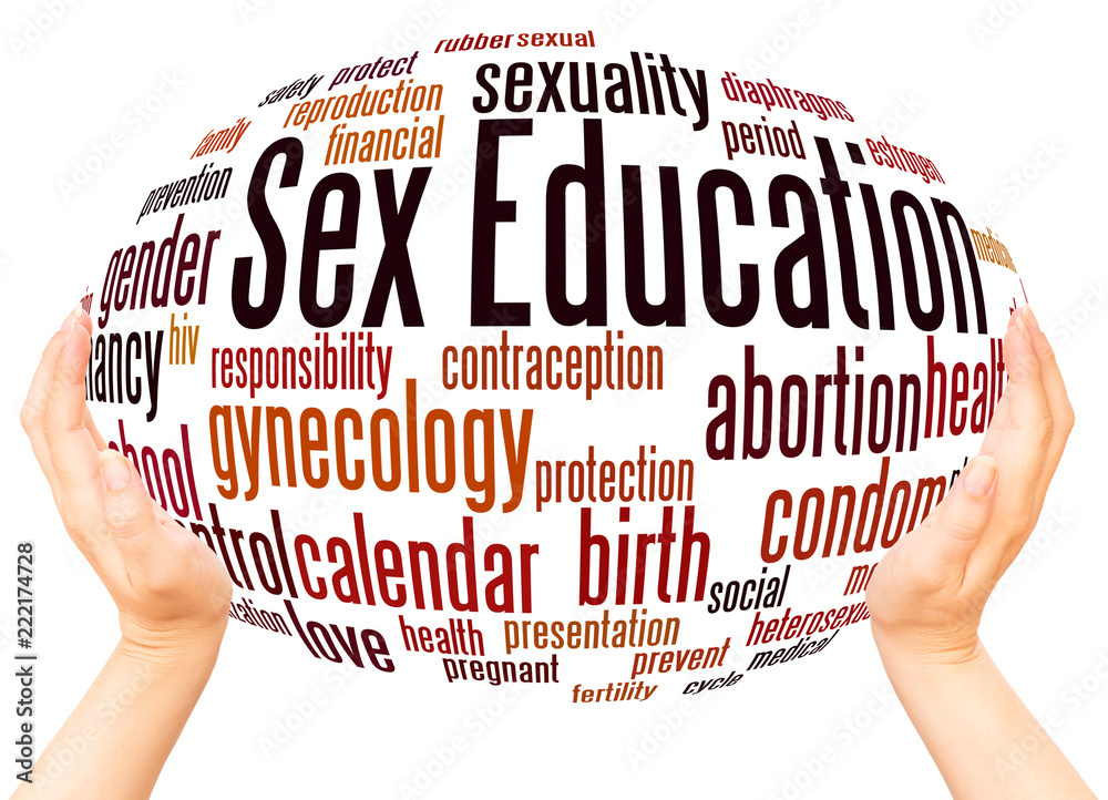 Sex Education Word Cloud Hand Sphere Concept Stock Illustration Adobe