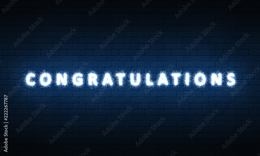 CONGRATULATIONS Stock Illustration | Adobe Stock