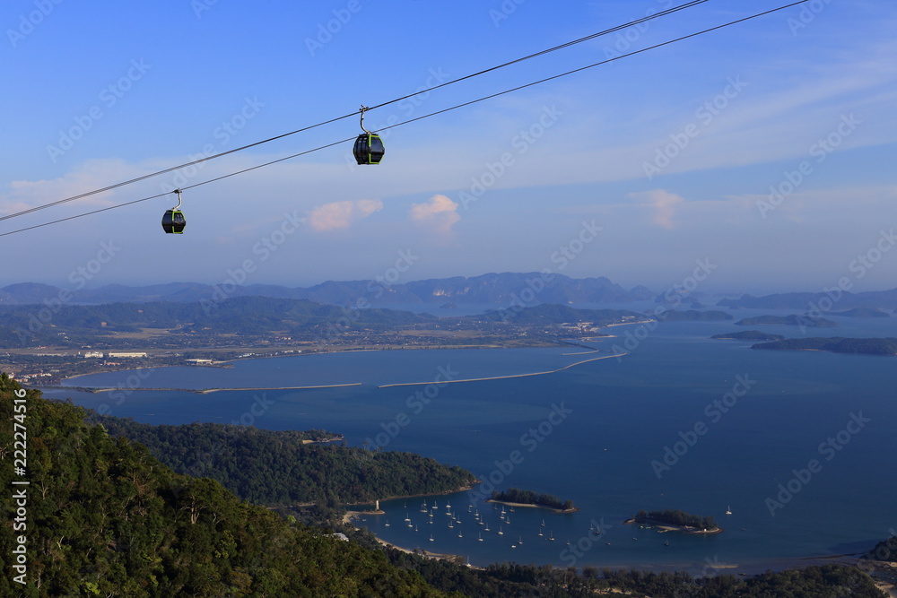 Sky Bridge and Cable Car, Langkawi island, Malaysia, Asia Photos ...