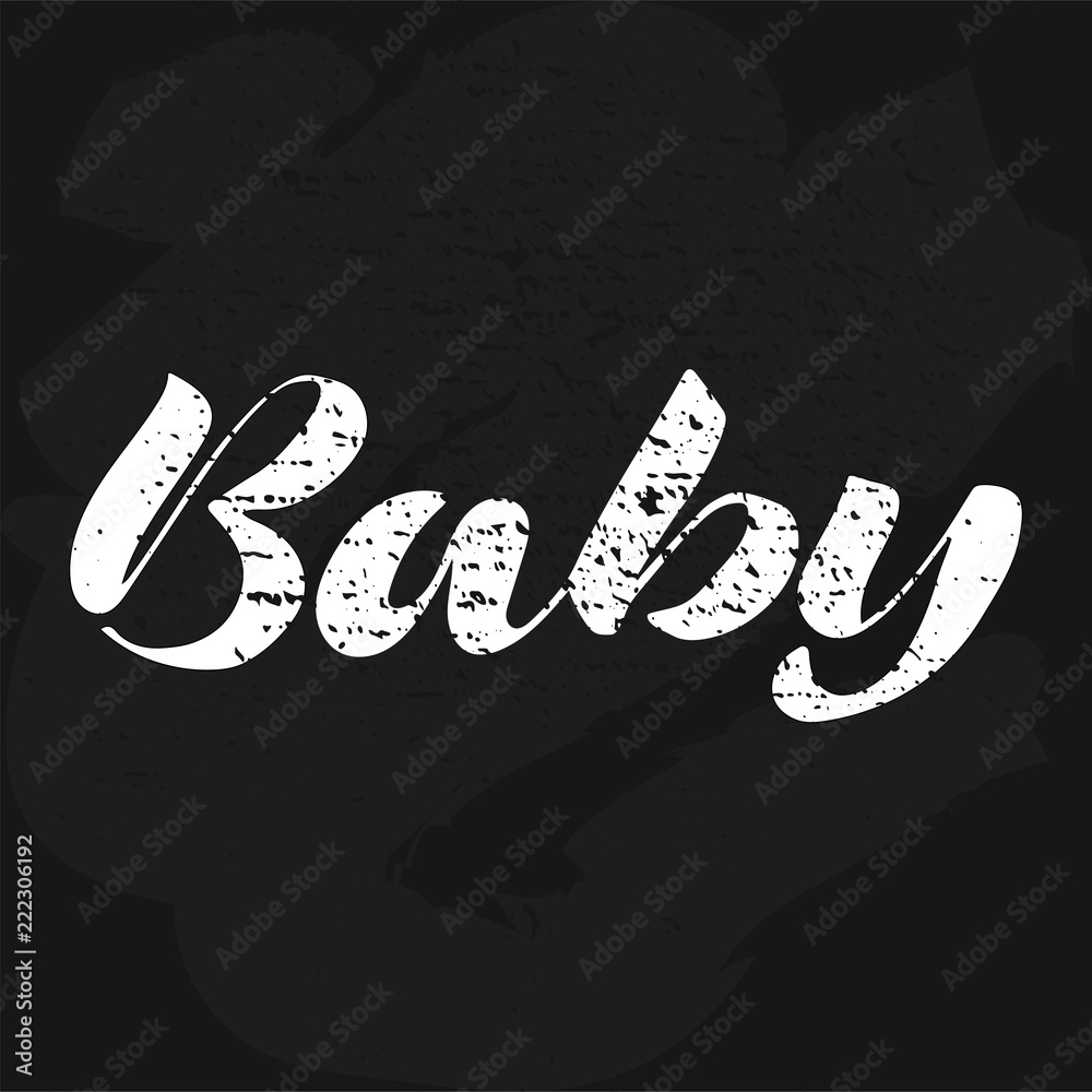 Oh, Baby. Lettering for babies clothes and nursery decorations bags ...