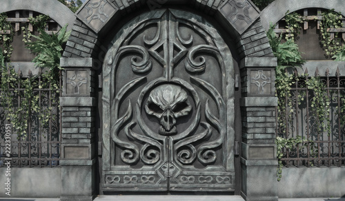 Haunted House Front Door