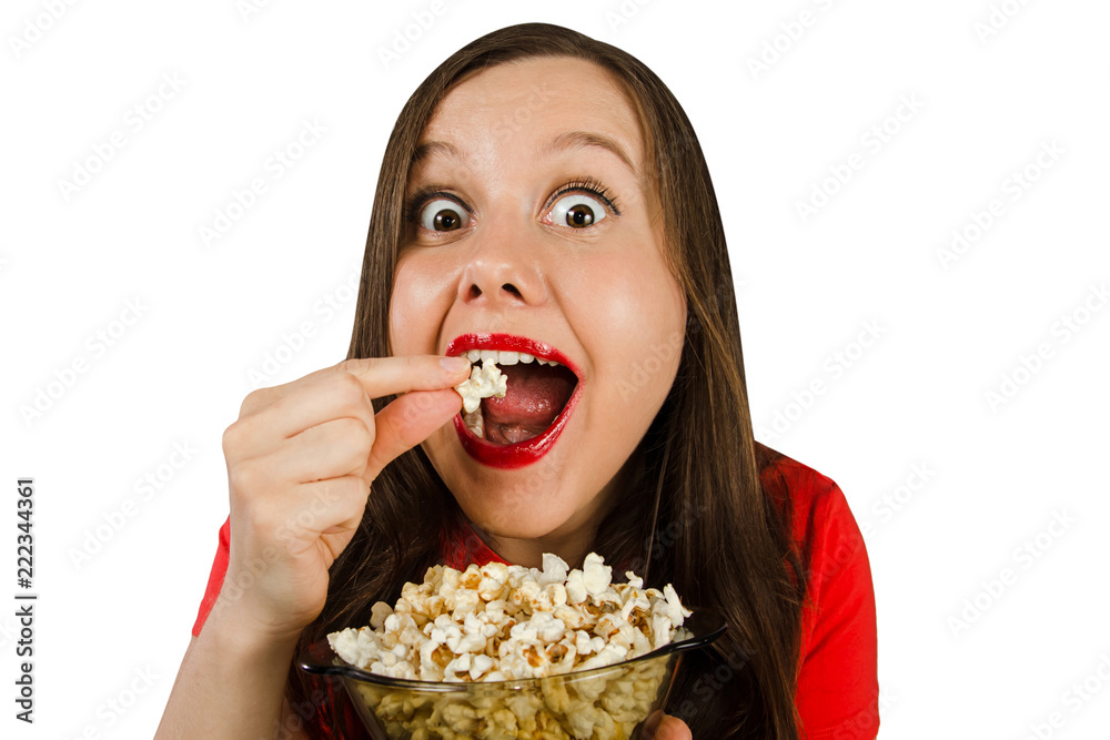 Eating Popcorn