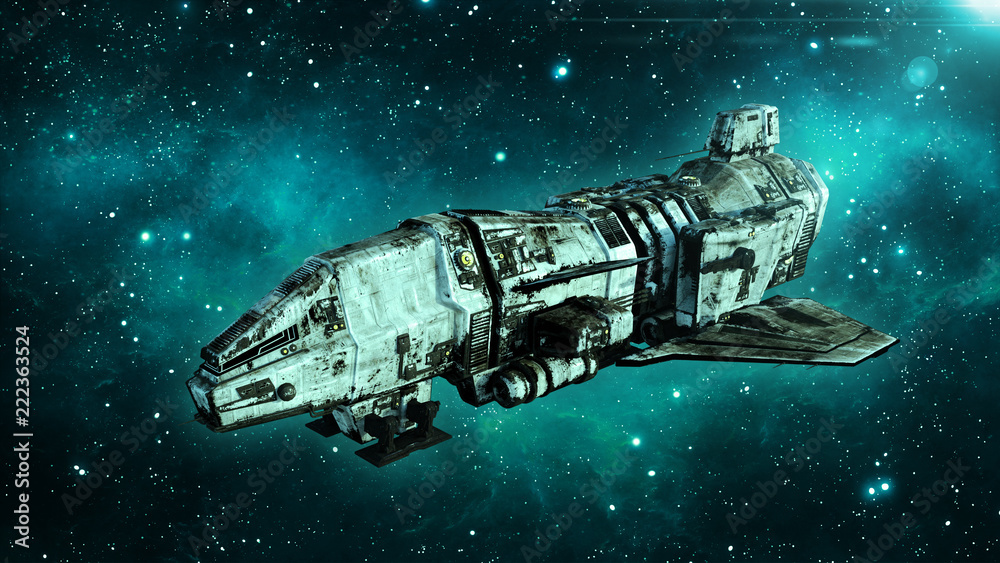 Alien Spacecraft In Space