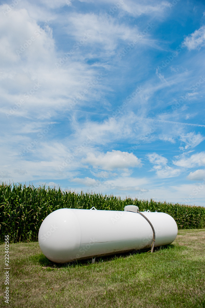 residential propane tank Stock Photo | Adobe Stock