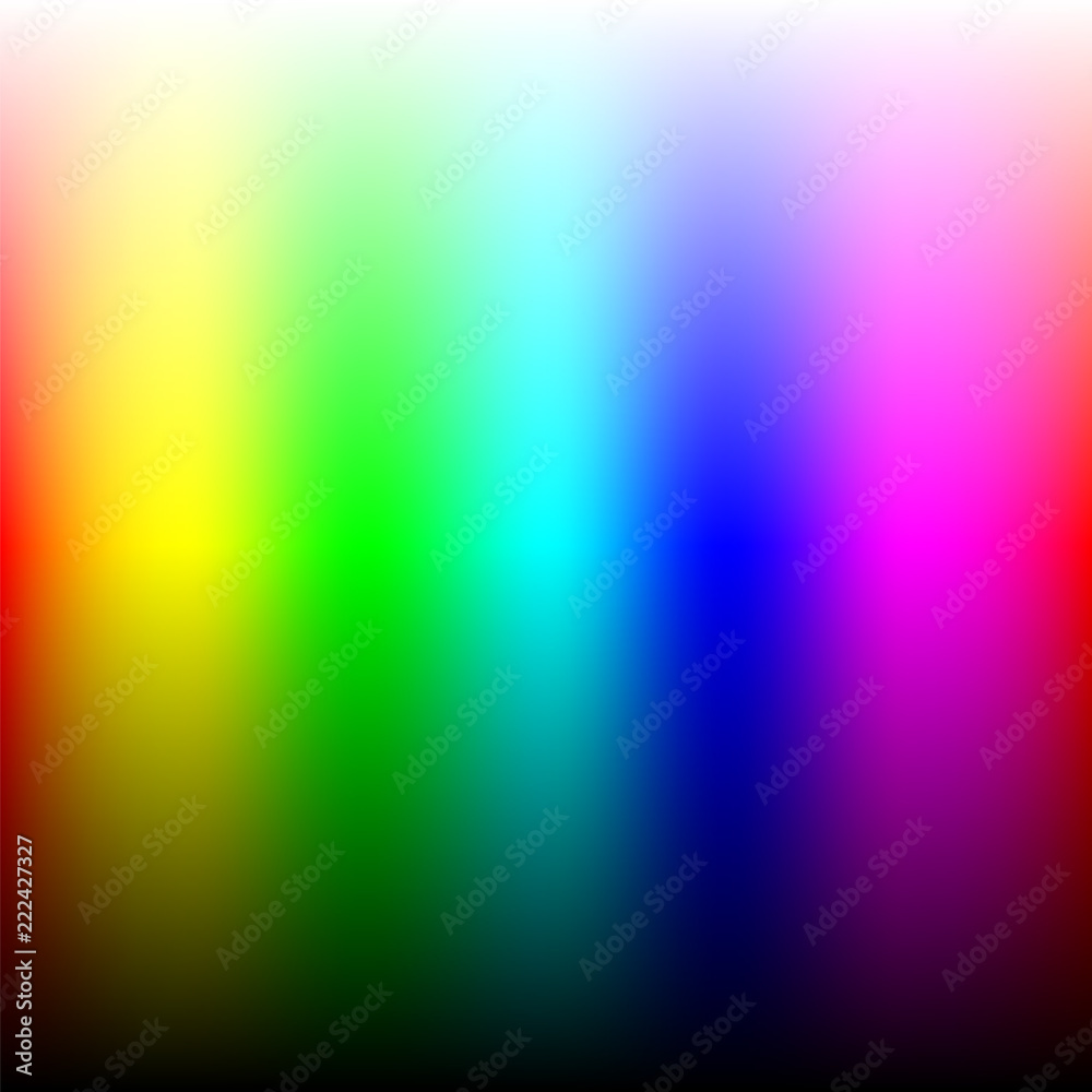 Color picker guide with transitions from black to white. Stock Vector ...