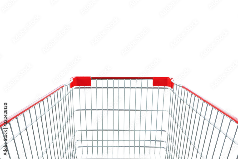 shopping cart isolated on white background Stock Photo | Adobe Stock