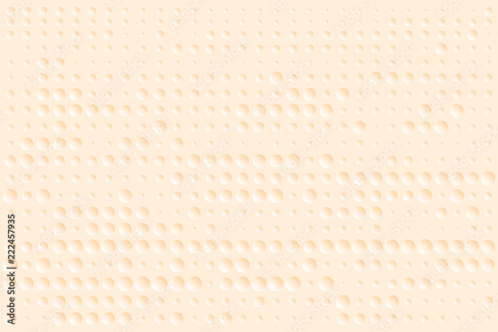 Abstract mini-hole surface texture in gradient orange and white round ...