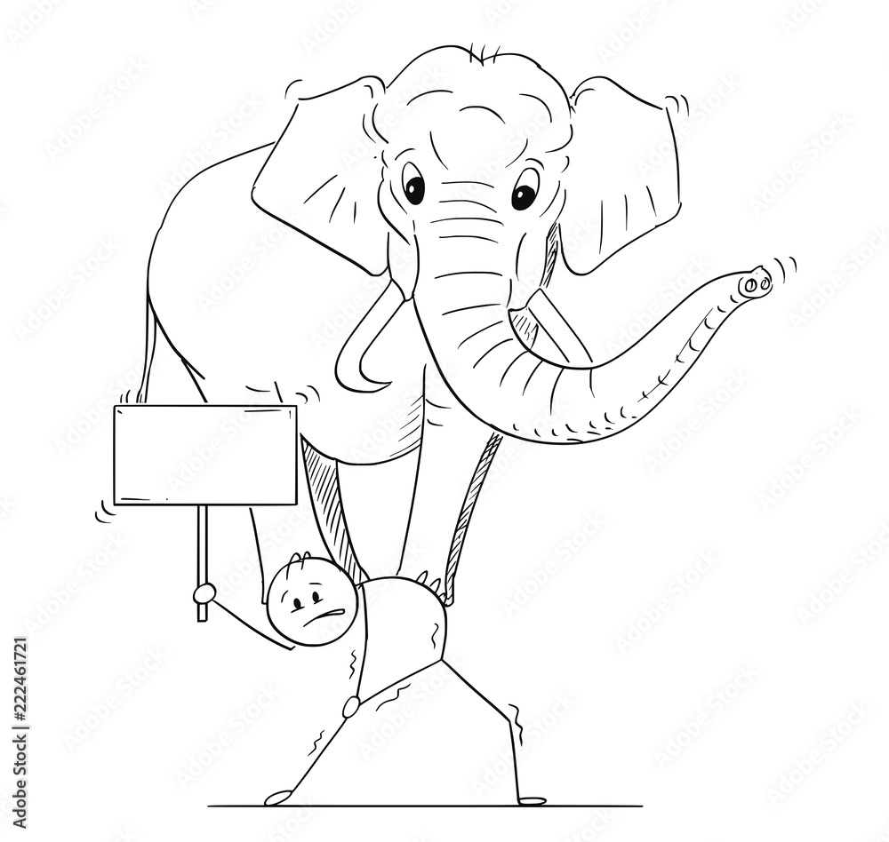 Cartoon stick drawing conceptual illustration of man or businessman ...