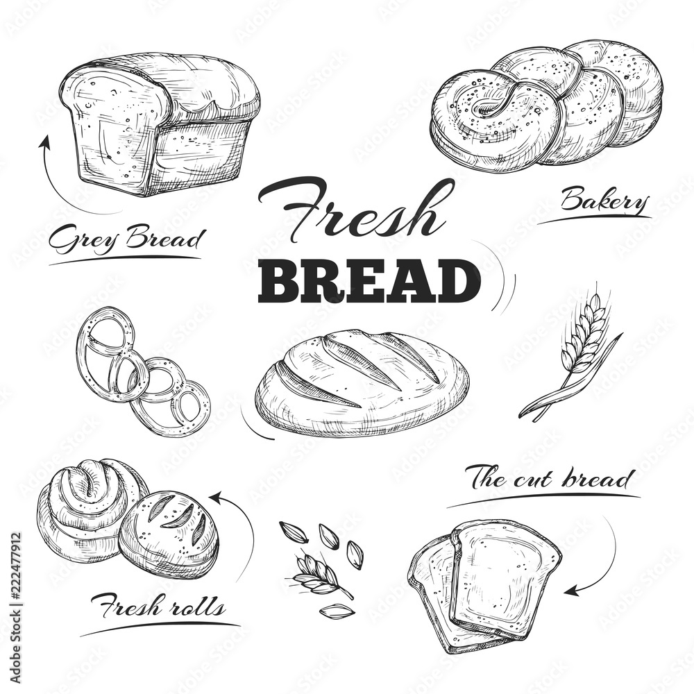 Bread Bun Drawing