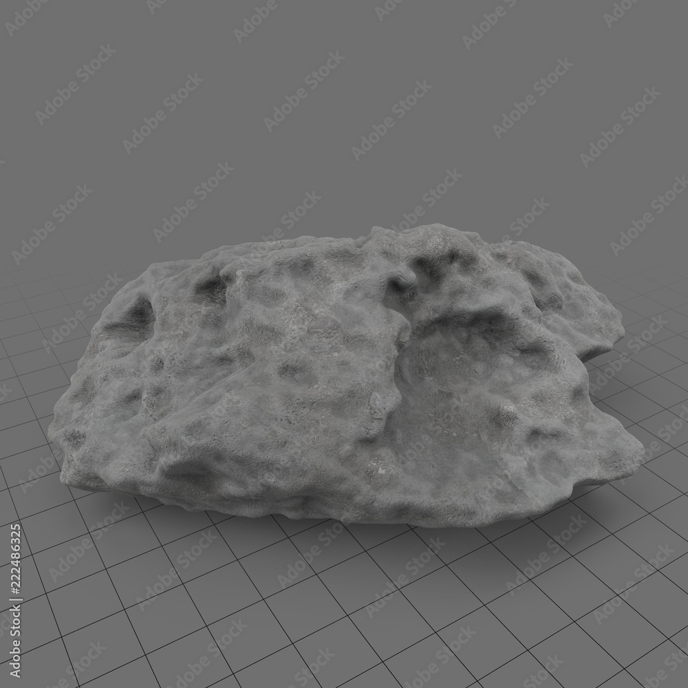 Martian surface meteorite Stock 3D asset | Adobe Stock
