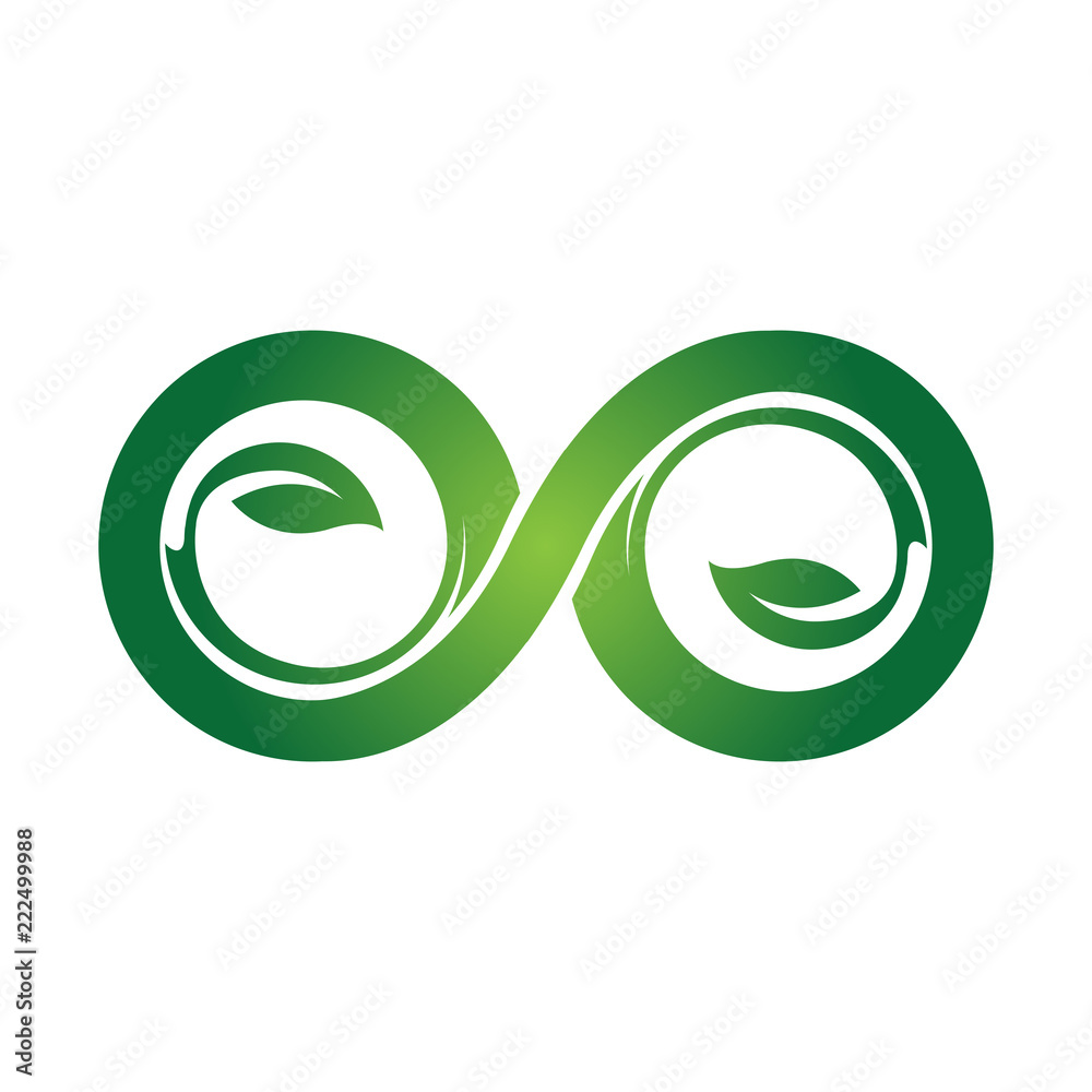 Green Infinity Sign