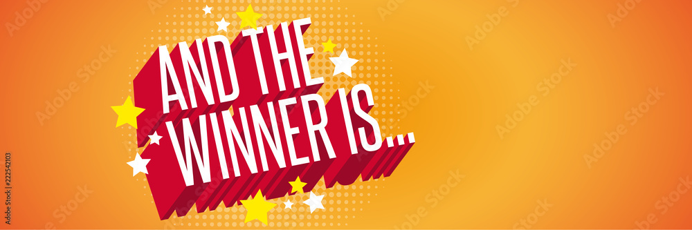 And the winner is... Stock Vector | Adobe Stock