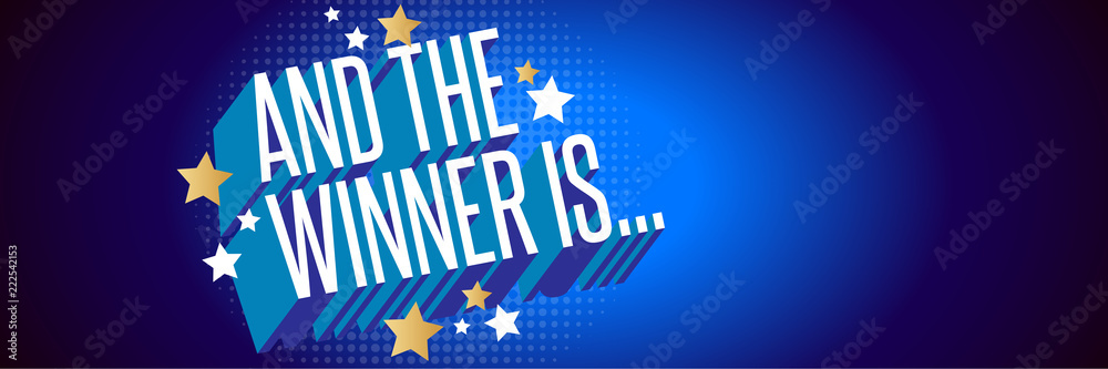 And the winner is... Stock Vector | Adobe Stock