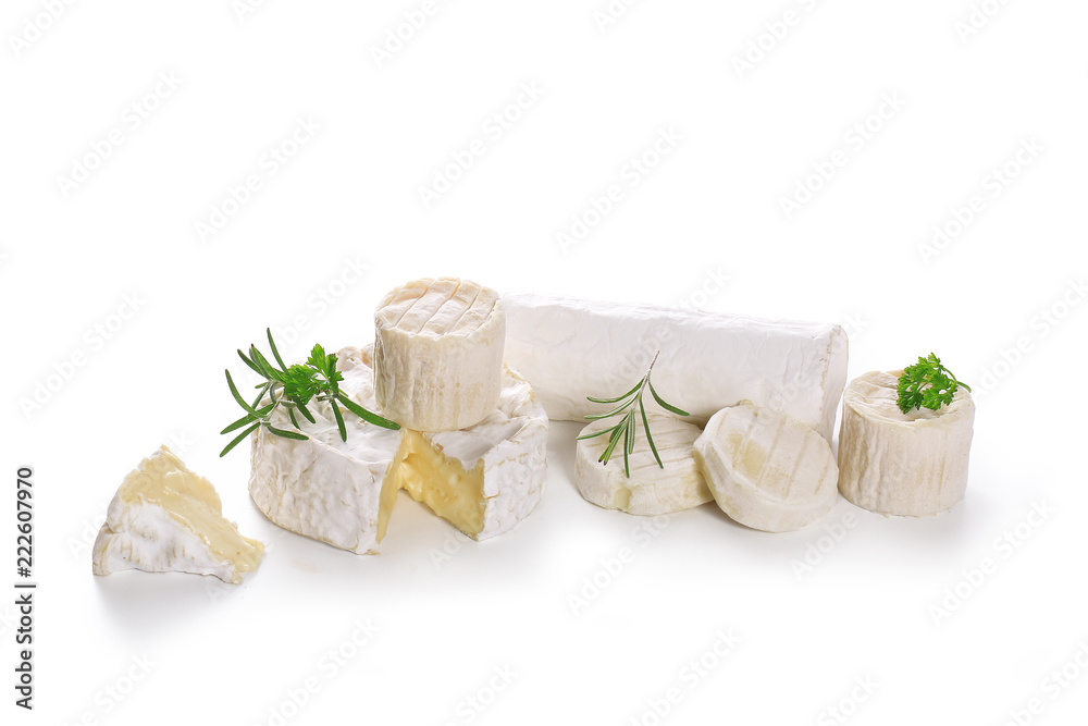 fromage sur fond blanc Stock Photo | Adobe Stock