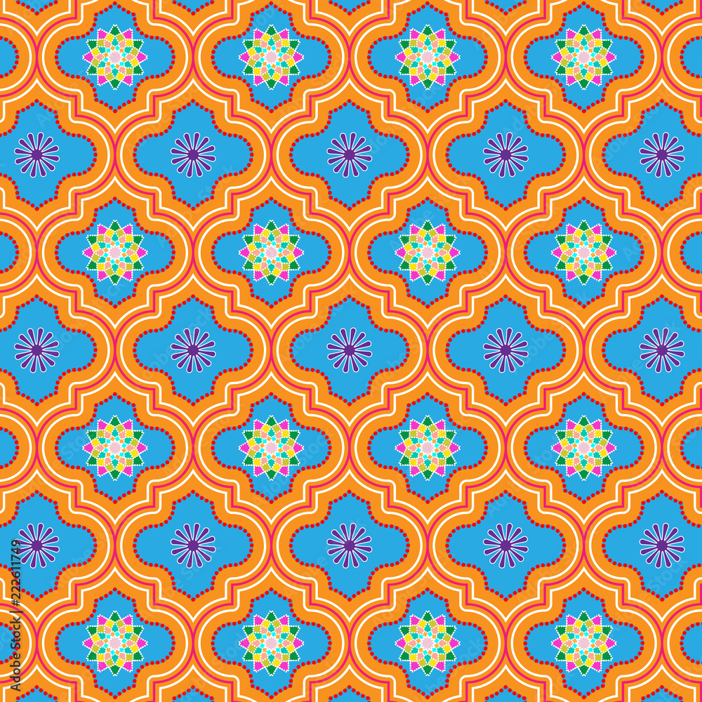 Moroccan Flower Stencil