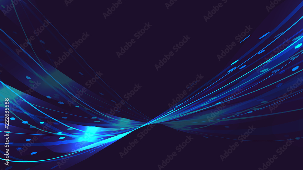 Blue abstract bright magical cosmic energy electric bright bright light ...