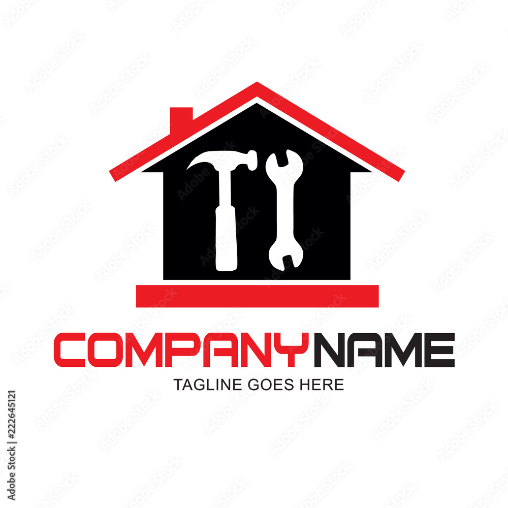 Tool shop logo design abstract vector illustration. tool shop logo for ...