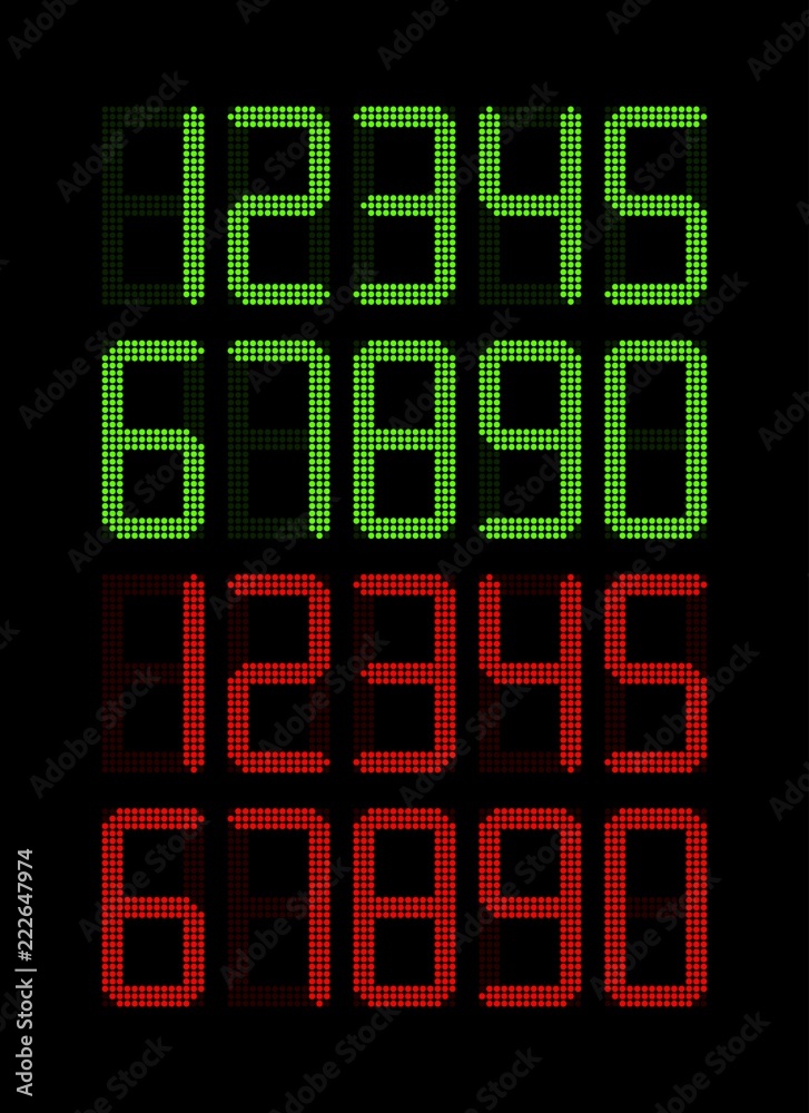 Scoreboard Numbers Font