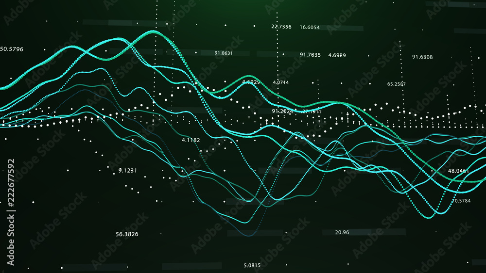 Stock market graph investment graph concept 3d rendering. Stock ...